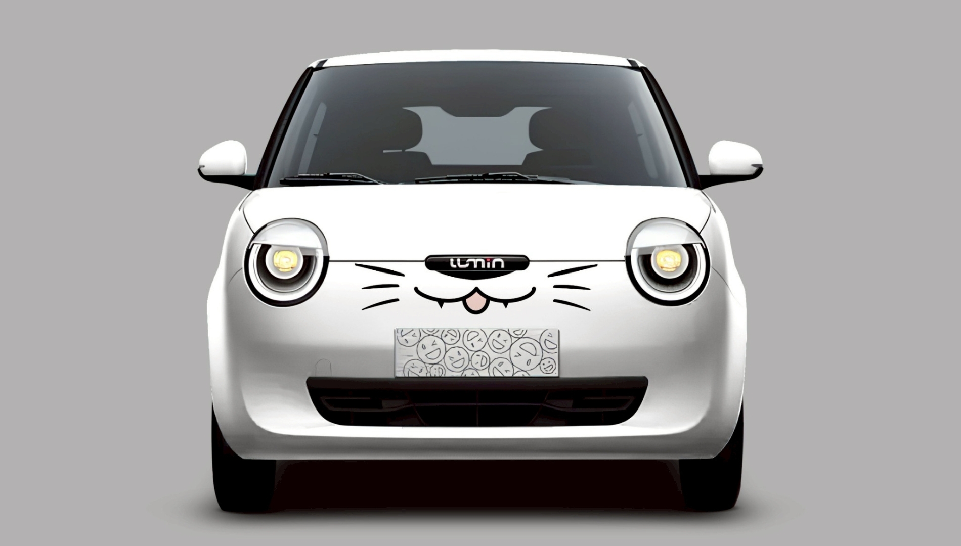 รับออกแบบสติ๊กเกอร์รถลูมิน CHANGAN Lumin - HUGPRINT